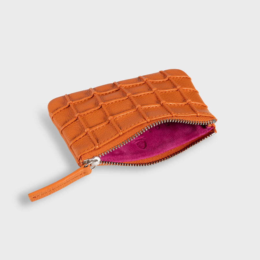 Coin Purse Orange | Bolinder – Bolinder Stockholm