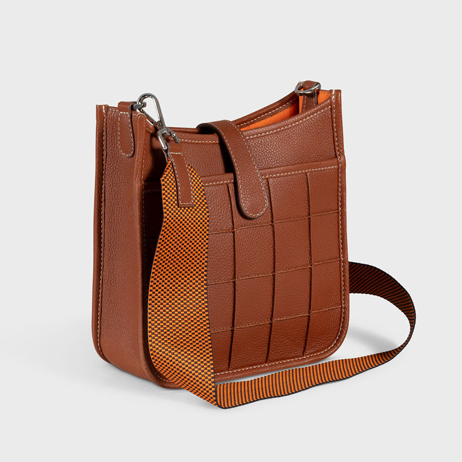 Mini Mary Messenger Cognac | Bolinder – Bolinder Stockholm