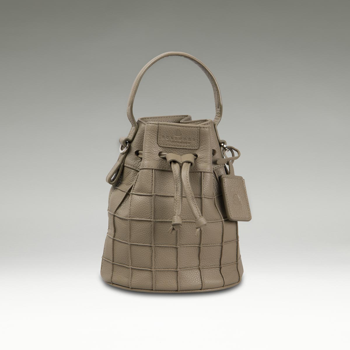 Jet Set Mini Bucket Grey | Bolinder – Bolinder Stockholm